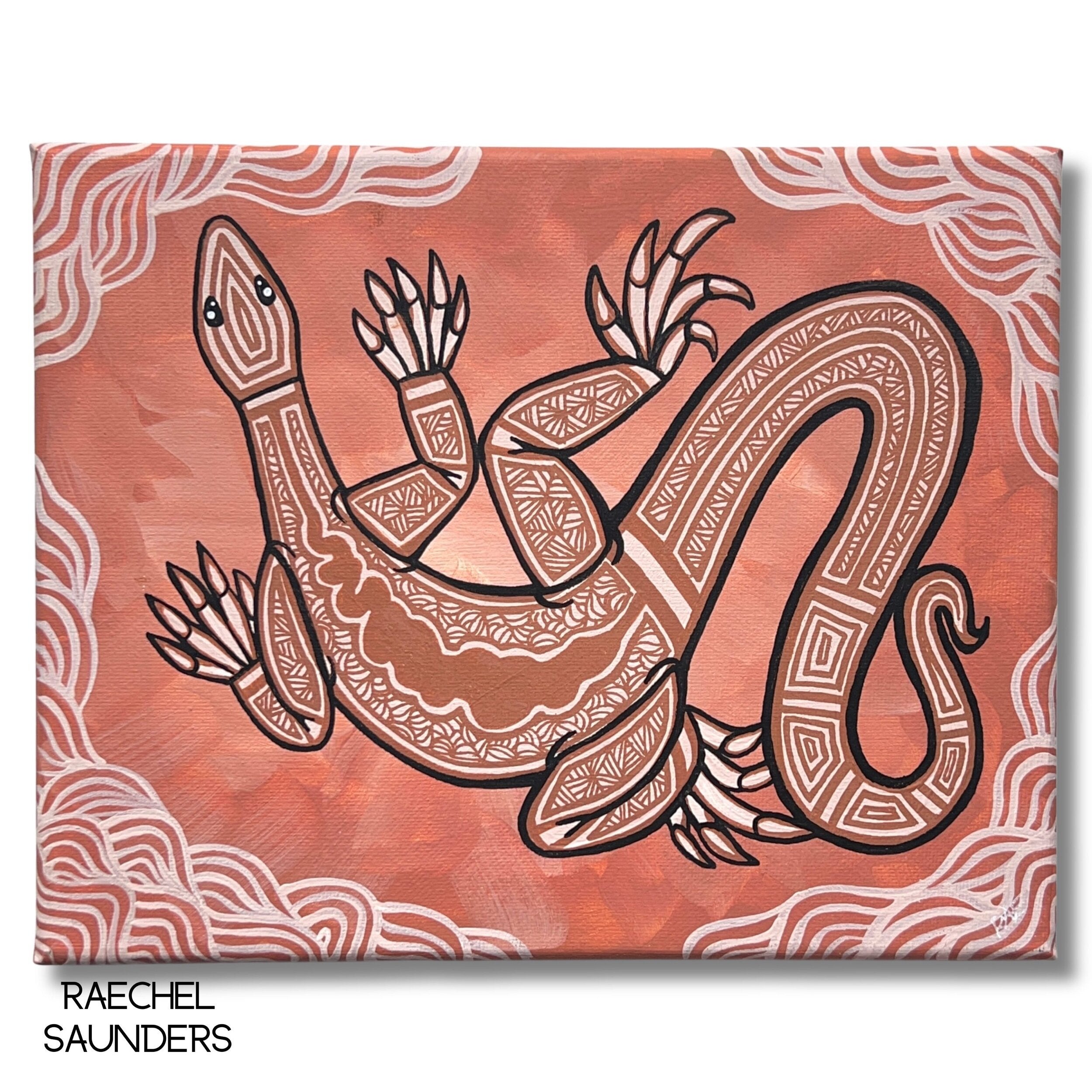 Goanna | Deep Water Shark Gallery - Aboriginal Art