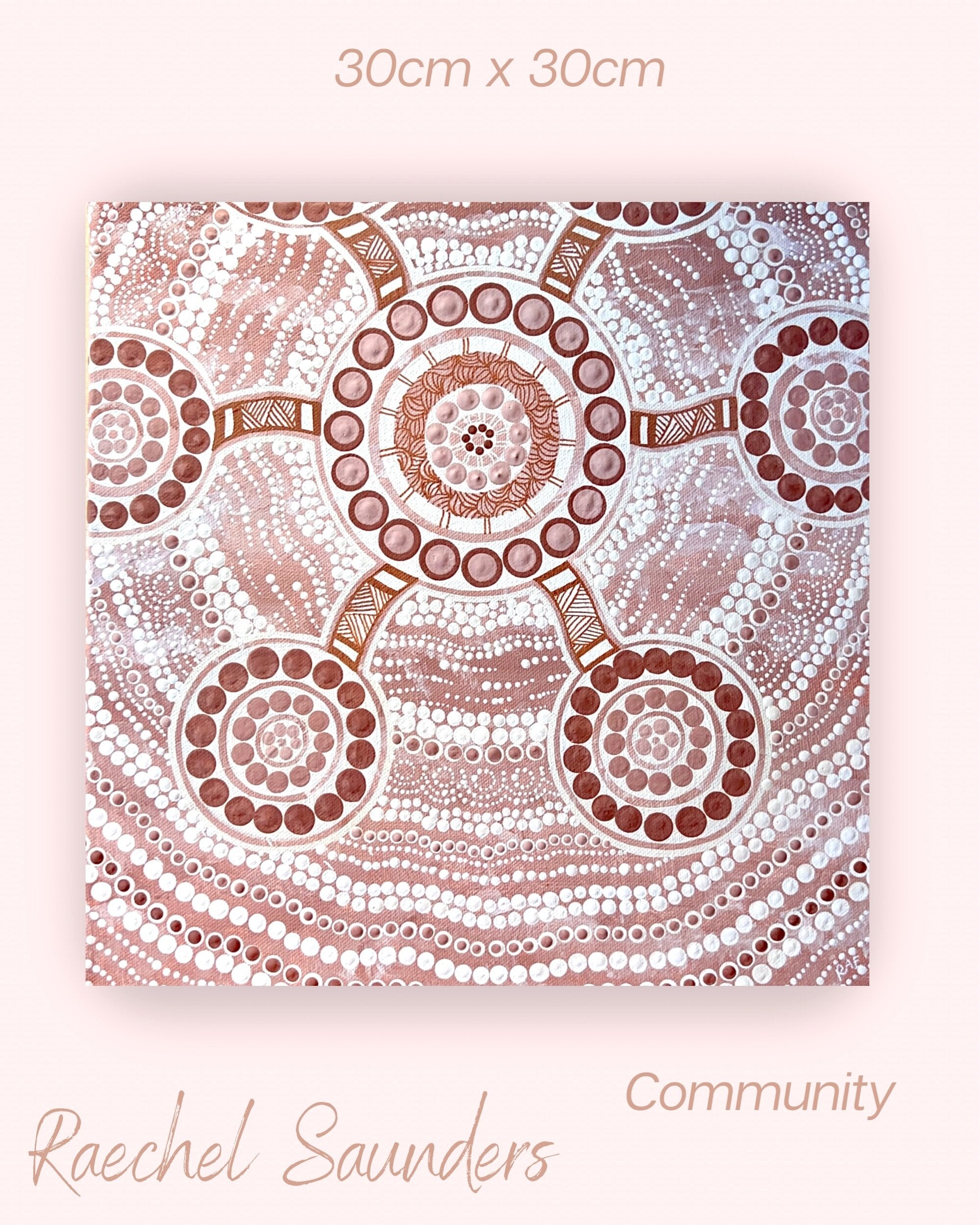 Community 30cm | Deep Water Shark Gallery - Aboriginal Art